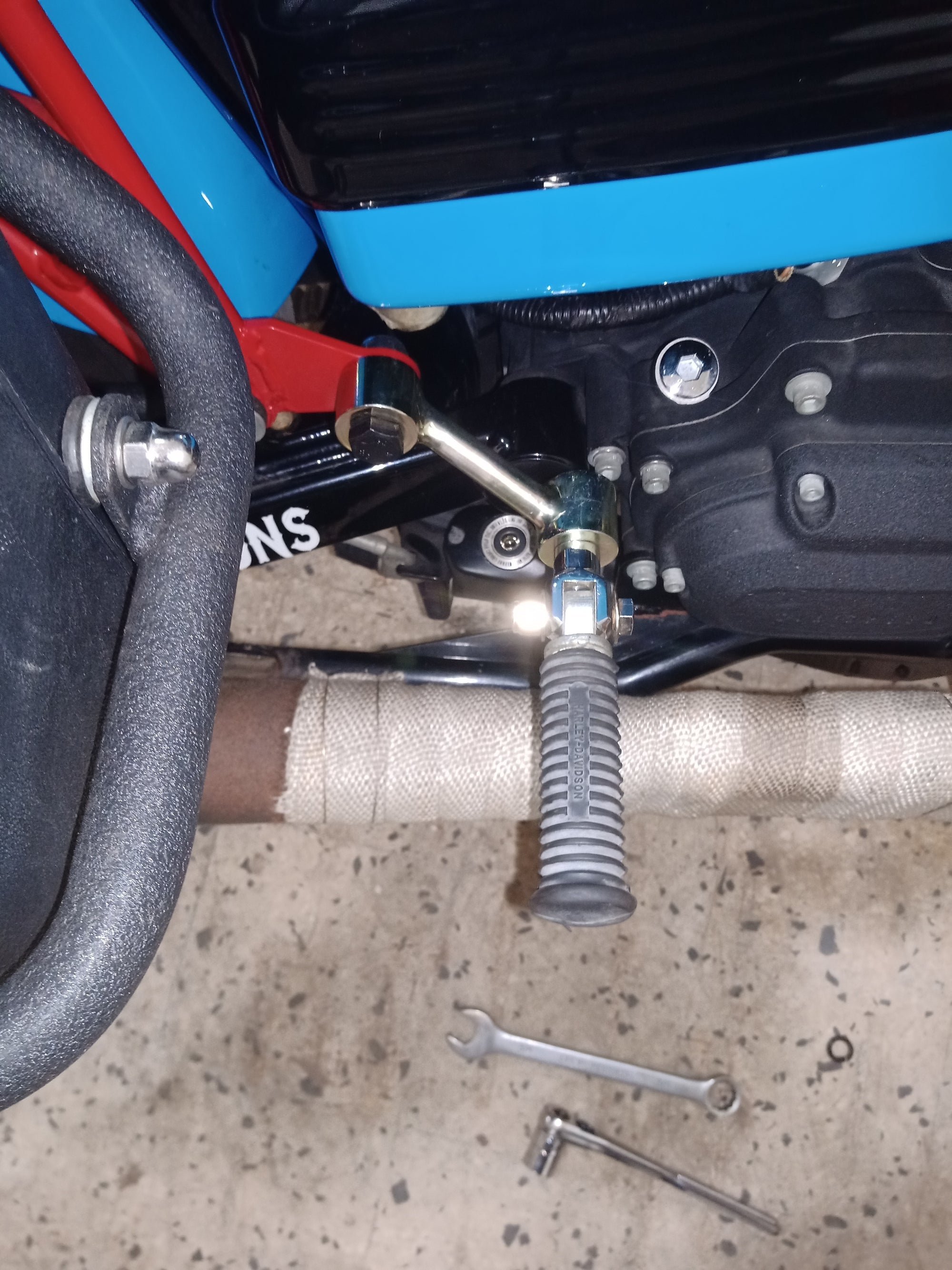 Offset Foot Pegs Mount – Deviant Fabrications