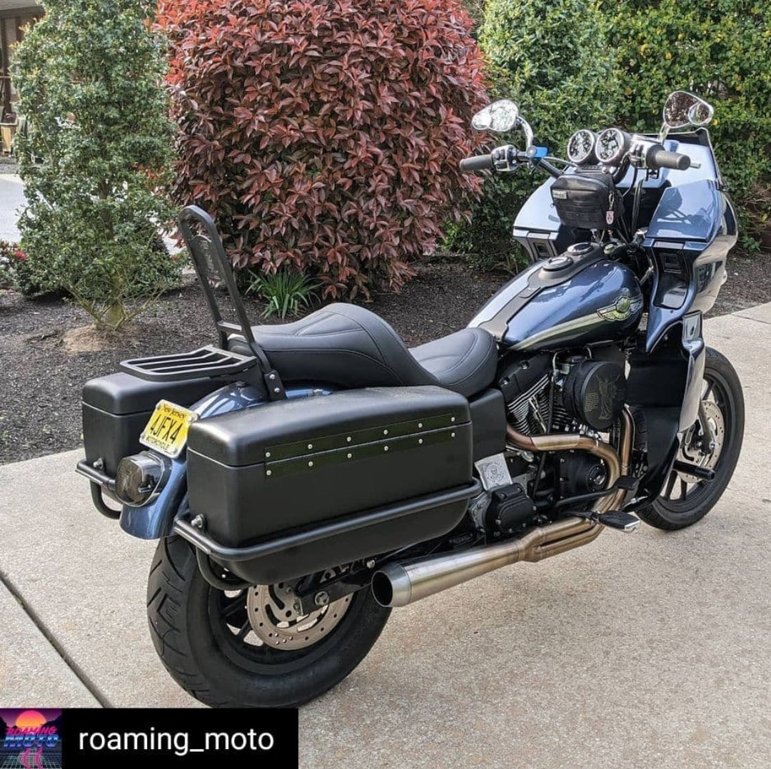 Complete Defender Saddlebags FXDP – Deviant Fabrications